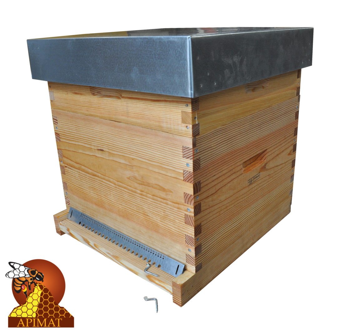 Ruche Dadant 12 tenons traitée à l’huile de lin ( AVEC CADRES ...