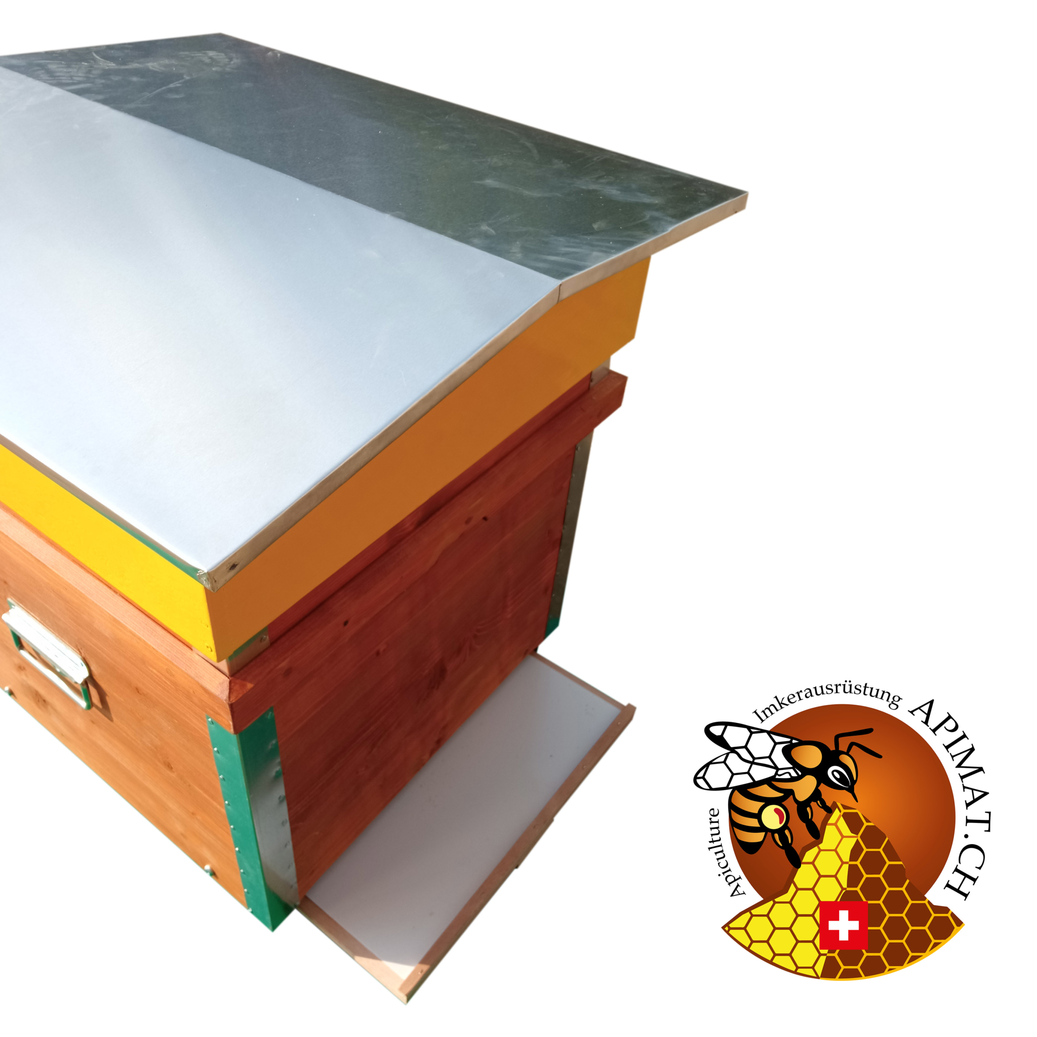 Ruche RITHNER Dadant Blatt 10 complète, montée et peinte ( SANS CADRES ) - APIMAT | Boutique ...