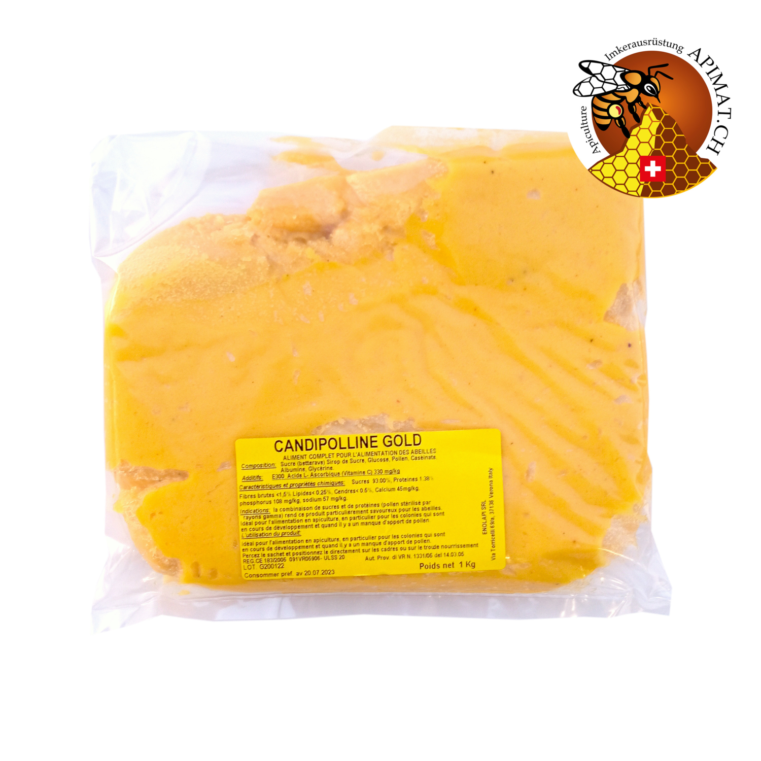 Candipolline GOLD® – pollen & vitamine (stück von 1 kg) Protein 1,38% ...